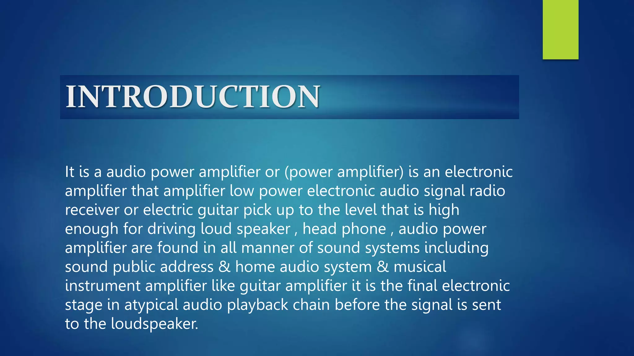 AUDIO AMPLIFIER USING IC 810 OR EQUIVALENT.pptx