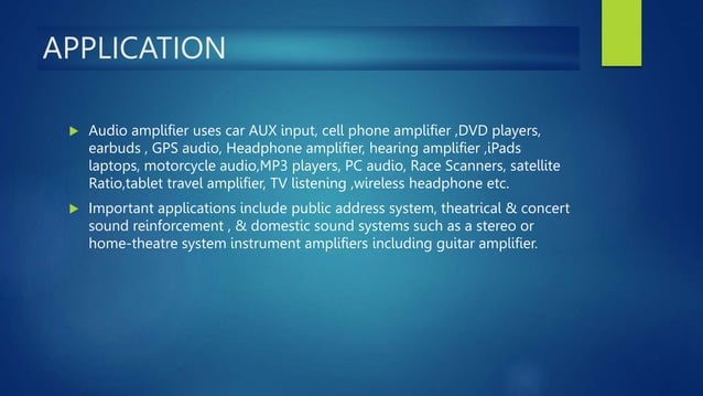AUDIO AMPLIFIER USING IC 810 OR EQUIVALENT.pptx