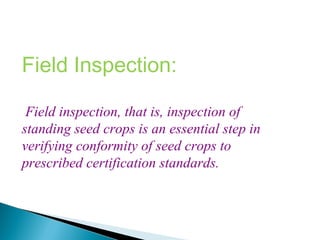 Field Inspection | PPT