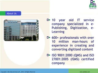 AEL DATA corporate profile | PPT