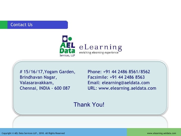Ael Data E Learning Service