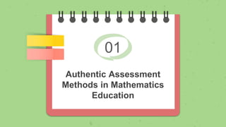 Authentic Assessment, its three modes and Project Based Learning.pptx