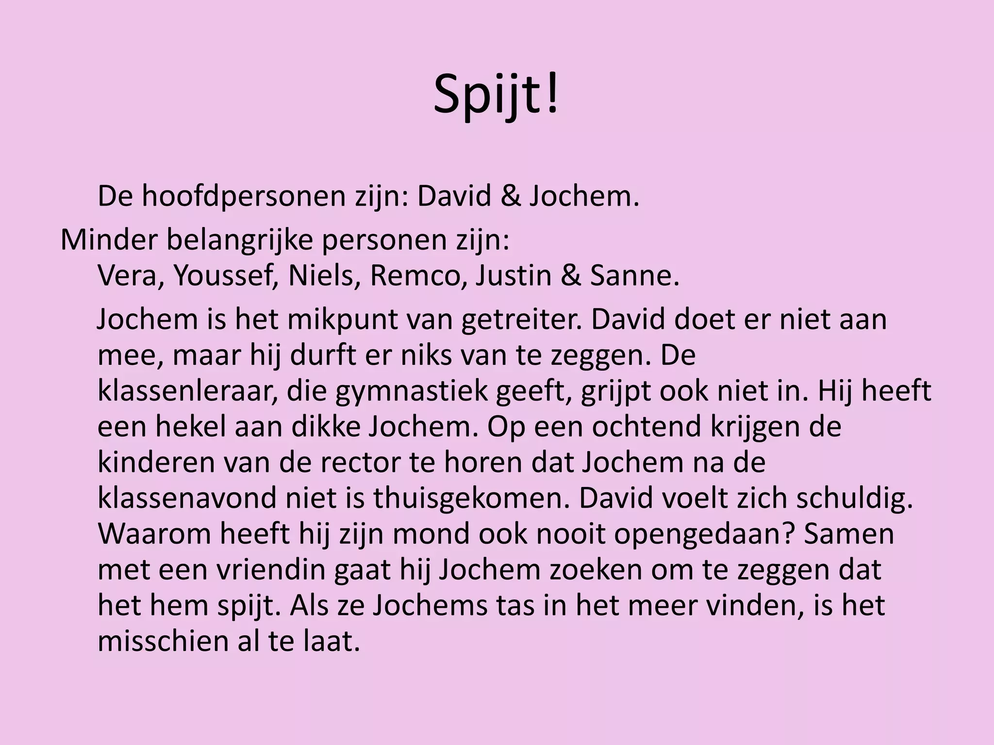 Aeloine Laura Spijt! | PPT