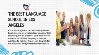 American English Language School In Los Angeles | PDF