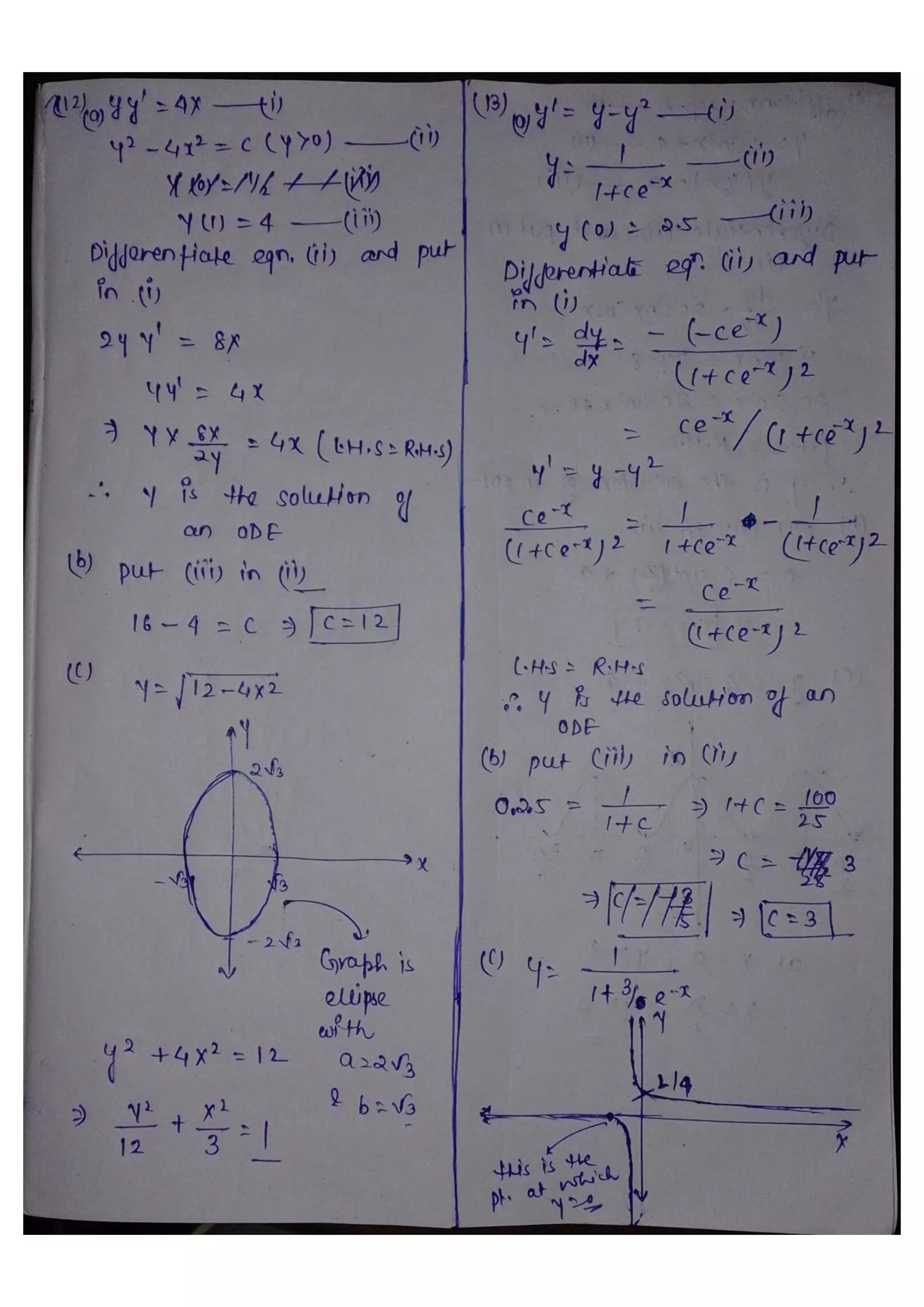 advanced engineering mathematics chapter1.1 solution | PDF