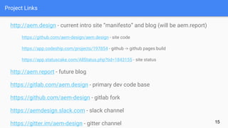 AEM.Design - Project Introduction | PPT