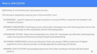 AEM.Design - Project Introduction | PPT