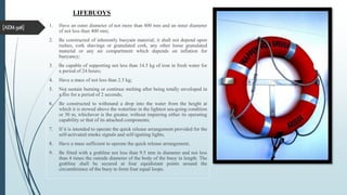 Life Saving Appliances and first aid at sea | PPTX