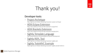 AEM Best Practices for Component Development | PDF | Web Design and HTML | Internet