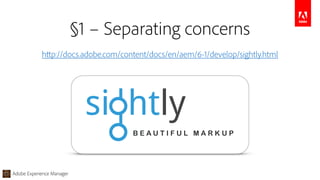 AEM Best Practices for Component Development | PDF | Web Design and HTML | Internet