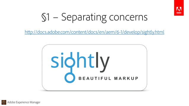 AEM Best Practices for Component Development | PPT