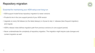 Aligning to AEMs Release Cycle | PPT