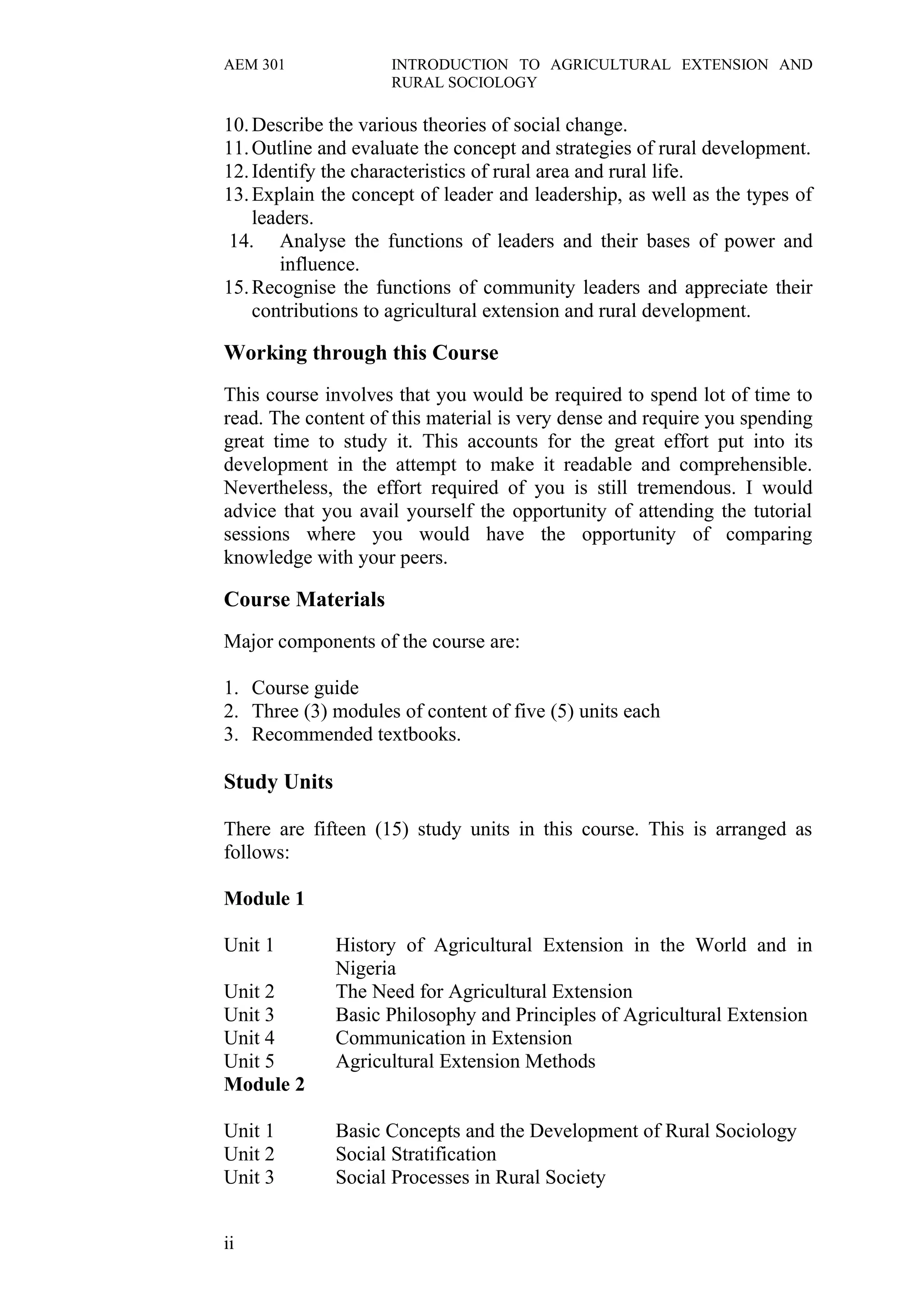 History of Agricultural Extension in the world and in Africa | PDF