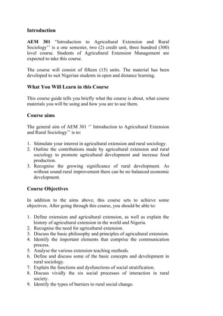 History of Agricultural Extension in the world and in Africa | PDF