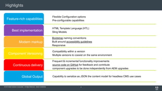 Adobe AEM core components | PPTX
