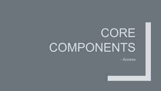 Adobe AEM core components | PPTX