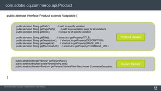 AEM & eCommerce integration | PPTX | Computing | Technology & Computing