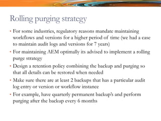 Aem maintenance | PDF