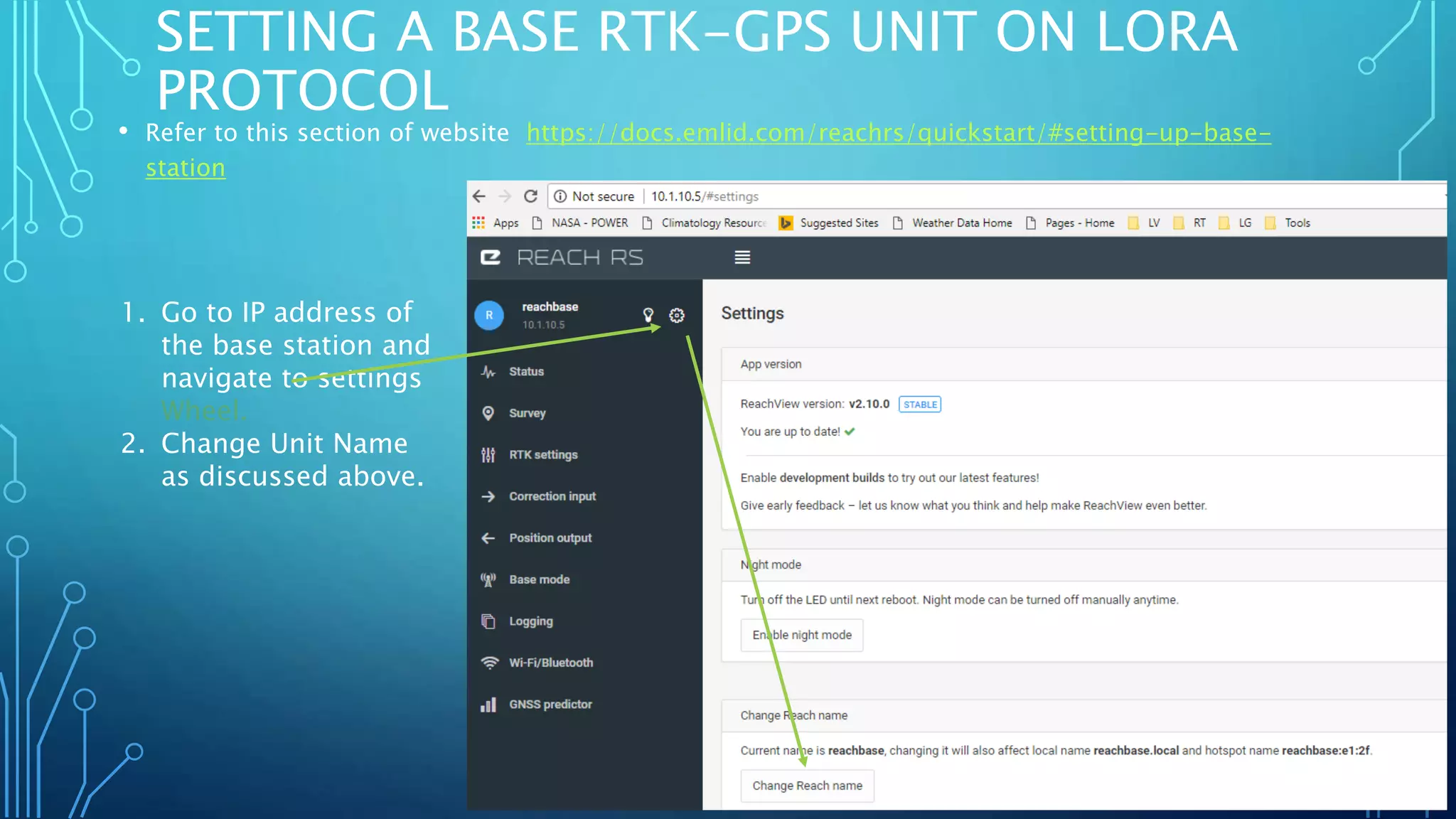 Aemp-14 use with rtk gps system | PPTX