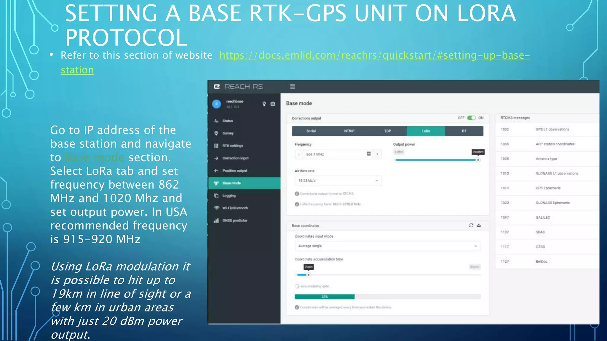 Aemp-14 use with rtk gps system | PPTX
