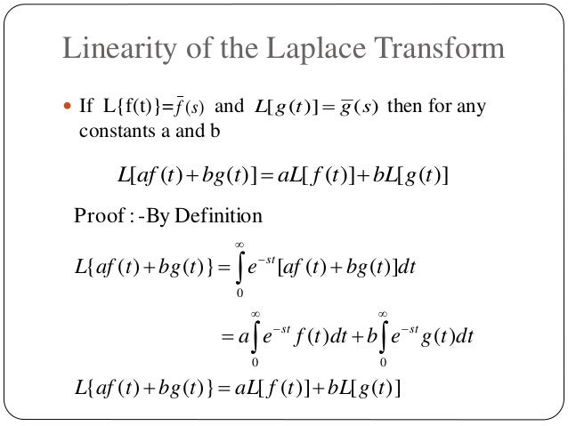Laplace Transform And Its Applications