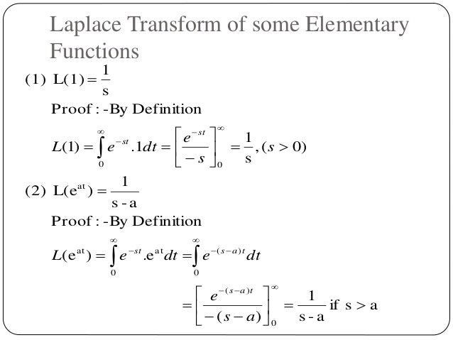 Laplace Transform And Its Applications