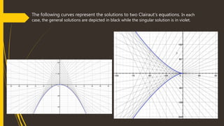 applications of first order non linear partial differential equation | PPTX