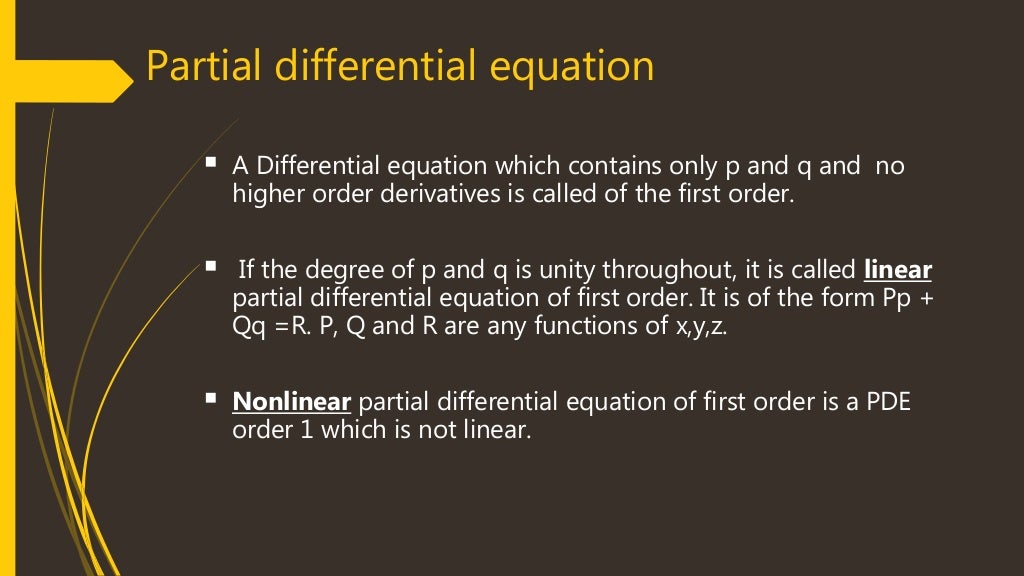 applications-of-first-order-non-linear-partial-differential-equation