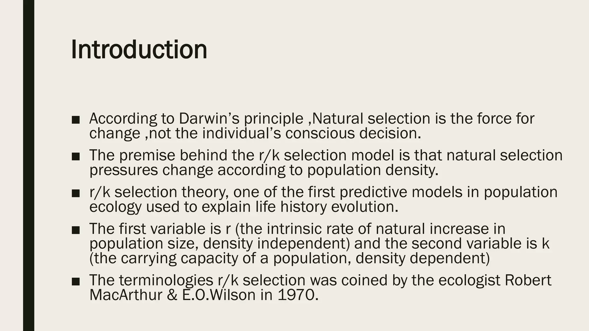 R and K selection in aquatic ecology | PDF