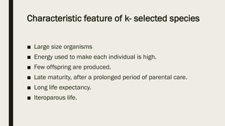 R and K selection in aquatic ecology | PDF