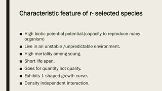 R and K selection in aquatic ecology | PDF