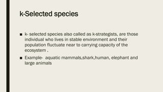 R and K selection in aquatic ecology | PDF