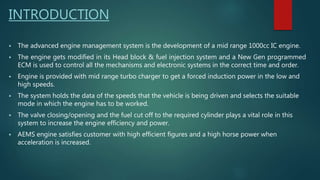 Advanced Engine Management System | PPTX