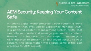 AEM Security Keeping Your Content Safe.pptx
