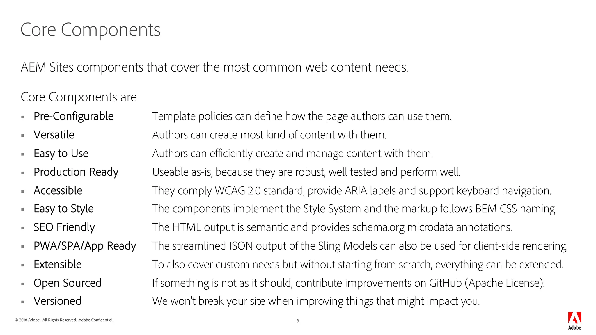 Adobe Experience Manager Core Components | PDF