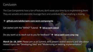 Adobe Experience Manager Core Components | PDF