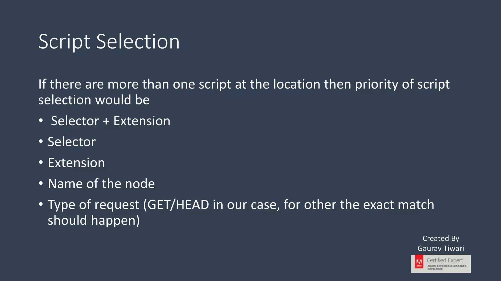 Aem sling resolution | PPT