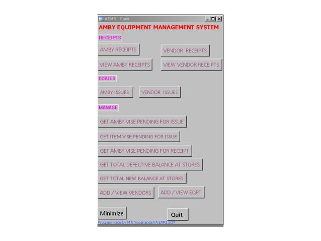 An ERP in MS Access | PPT
