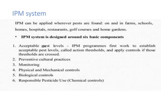 INTEGRATED PEST MANAGEMENT IN COTTON | PPTX | Agriculture | Industries