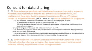 Consent for Data Sharing | PPT