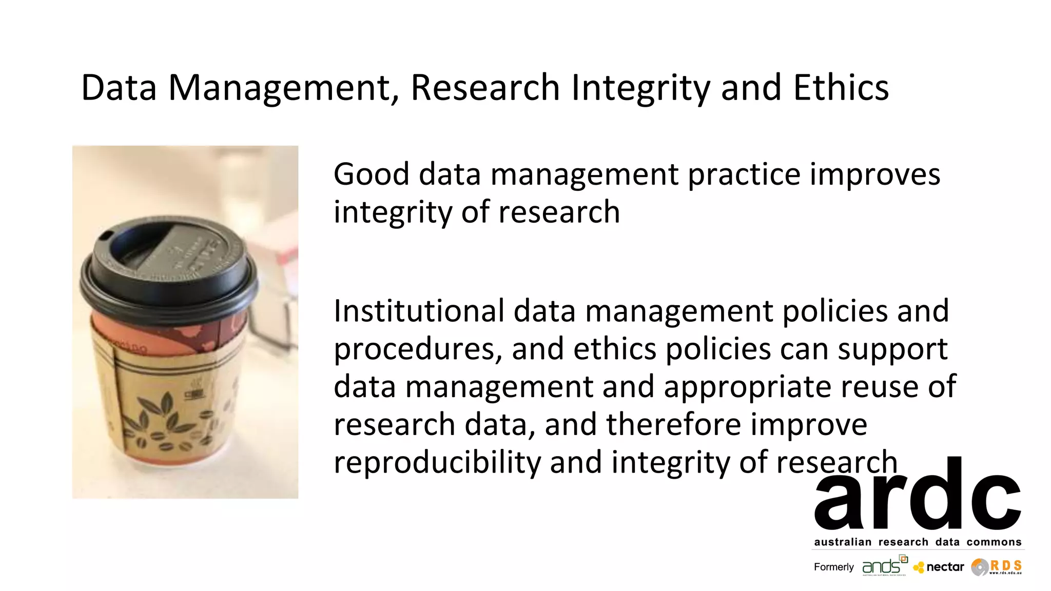 Data Management, Research Integrity and Ethics | PPTX
