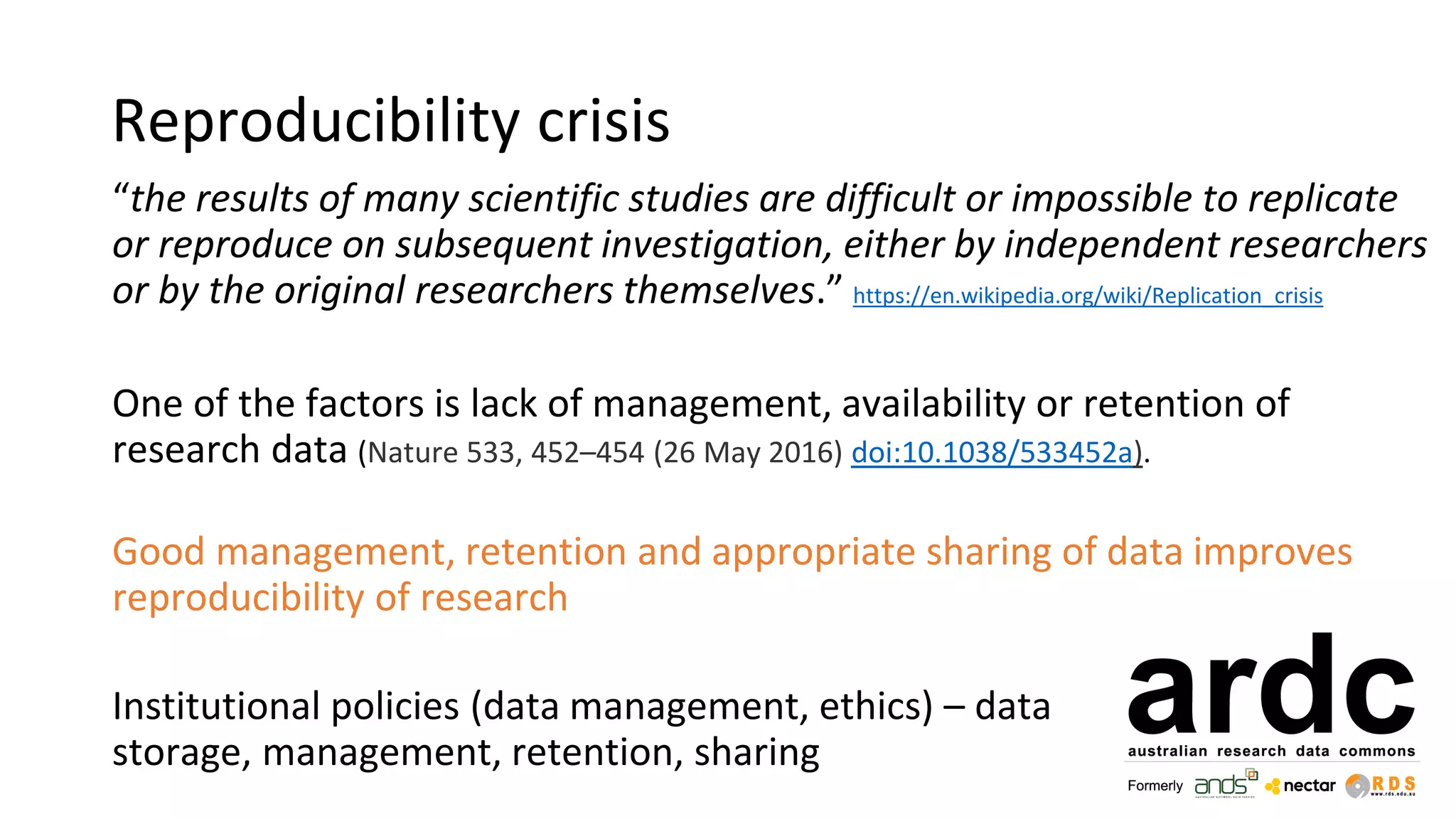 Data Management, Research Integrity and Ethics | PPTX