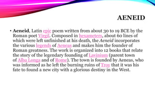 aeneas by virgil grade10.pptx | Sci-fi and Fantasy | Hobbies & Interests