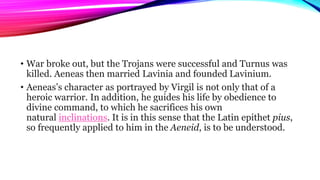 aeneas by virgil grade10.pptx | Sci-fi and Fantasy | Hobbies & Interests