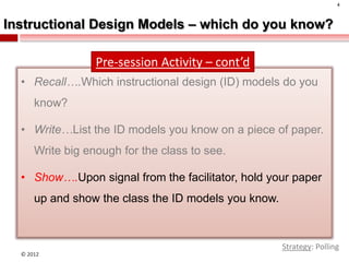 Instructional Design for Competence-based Learning | PPTX