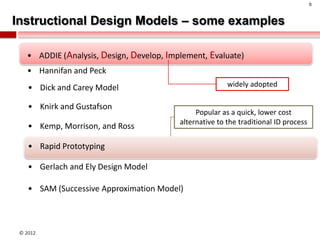Instructional Design for Competence-based Learning | PPTX