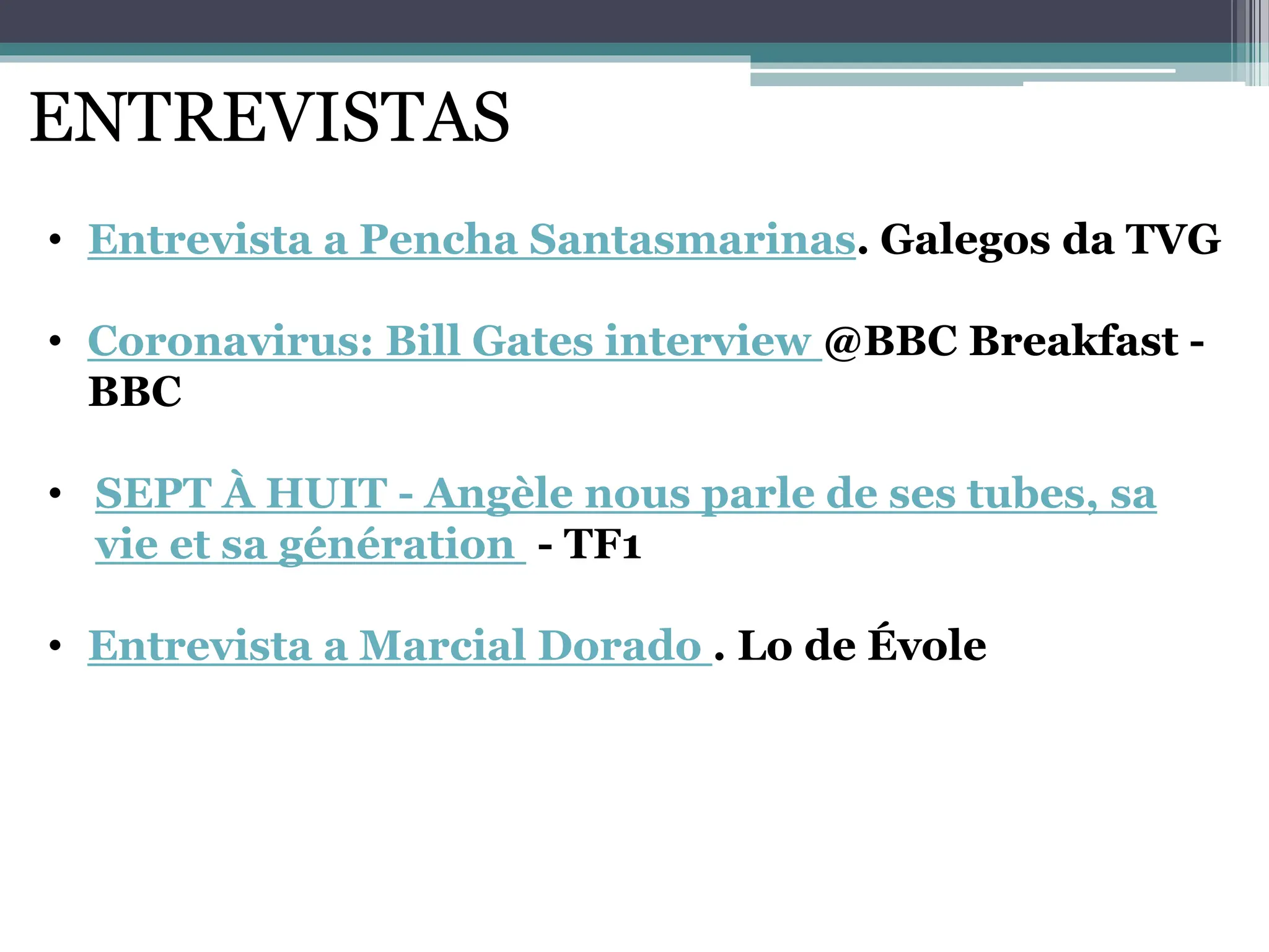 Tipos de textos. A entrevista como xénero xornalístico. | PPTX