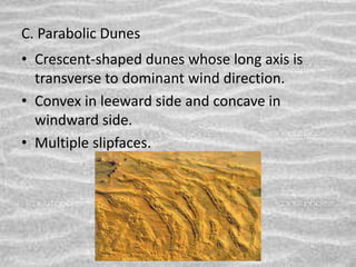 Aeolian processes and landforms | PPTX