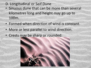 Aeolian processes and landforms | PPTX