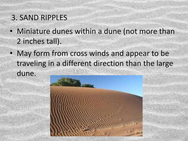 Aeolian processes and landforms | PPTX | Geology | Science